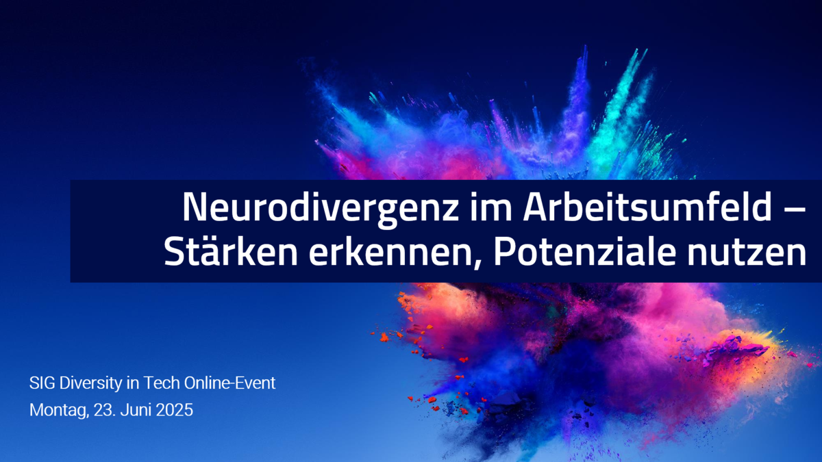 SIG Diversity in Tech: Vielfalt leben – auch im Denken | bwcon